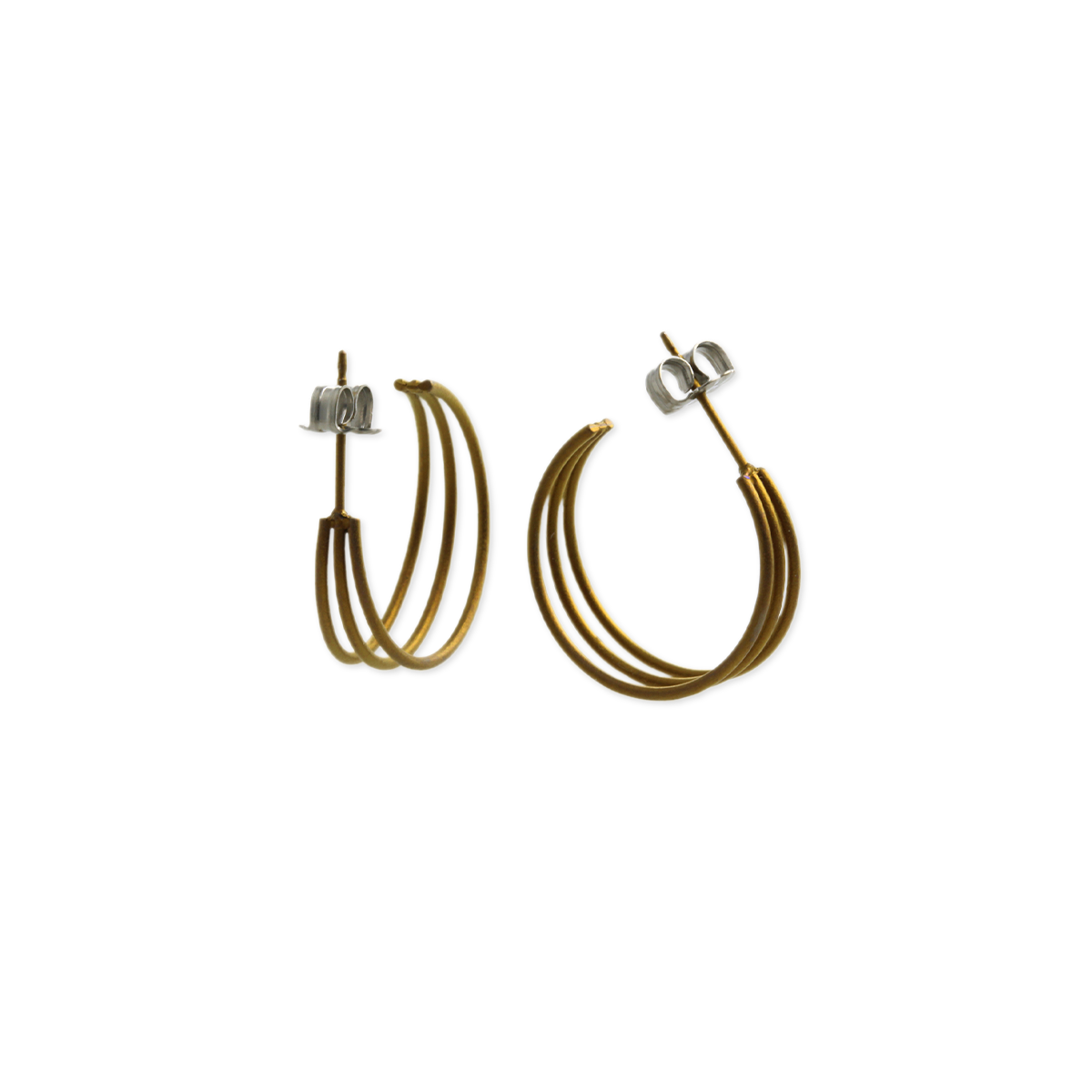 Three Strand Hoops – Ti2 Titanium